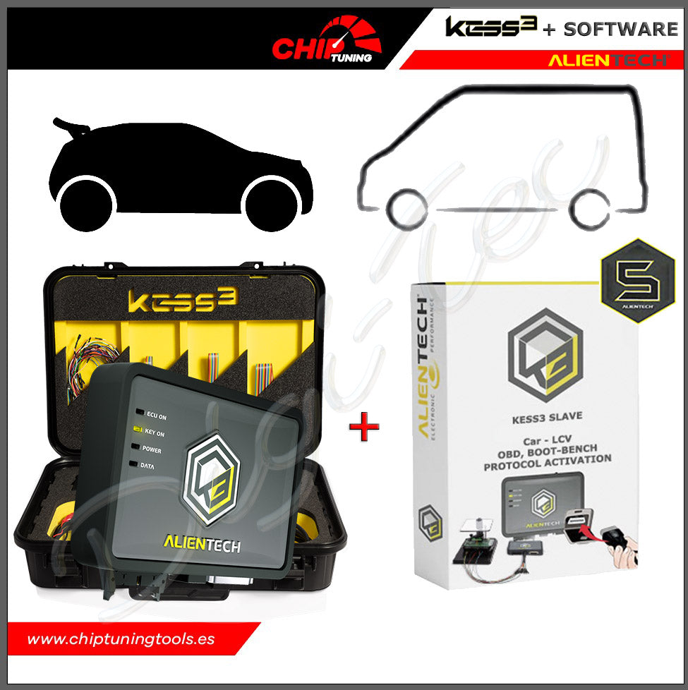 Kit Kess3 Slave OBD-Boot-Bench + software coches alientech – Tuning Tools